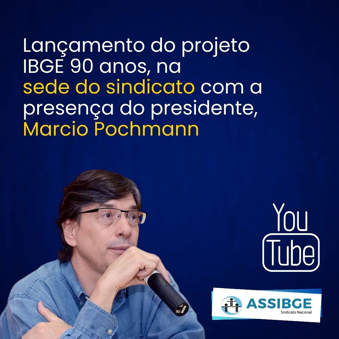 Lançamento do projeto IBGE 90 anos, na sede do sindicato